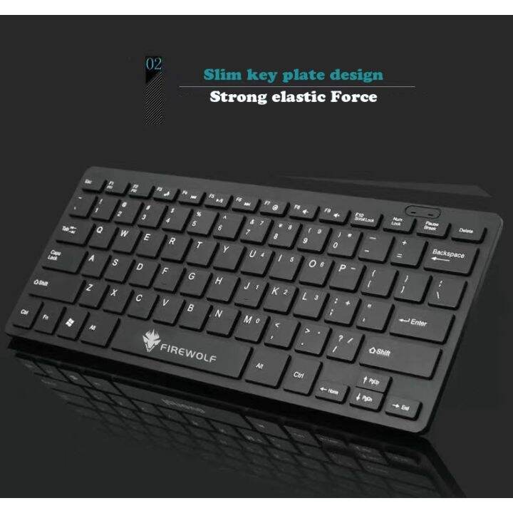 FIREWOLF Mini Keyboards Universal USB Multimedia For PC laptop | Lazada PH