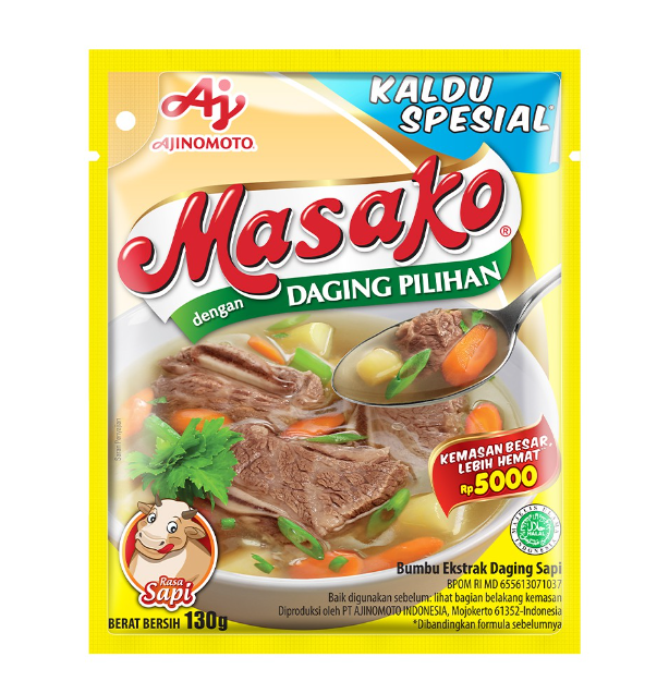 Ajinomoto Original Indonesia Beef Powder Masako Sapi 130g Indonesian ...
