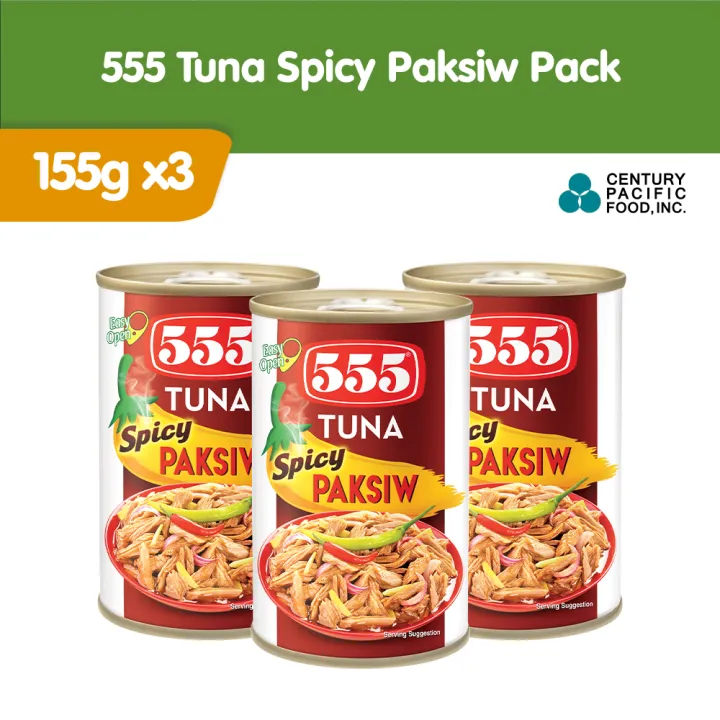 555 Tuna Spicy Paksiw 155g Pack of 3 | Lazada PH