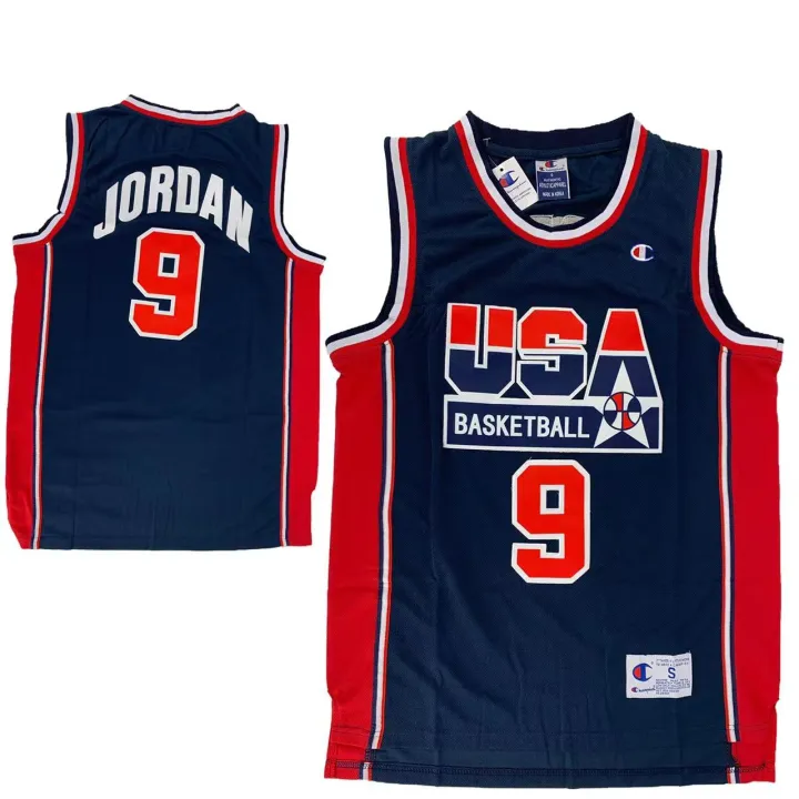 USA Basketball National Team No. 9 Michael Jordan High Quality Jersey ...