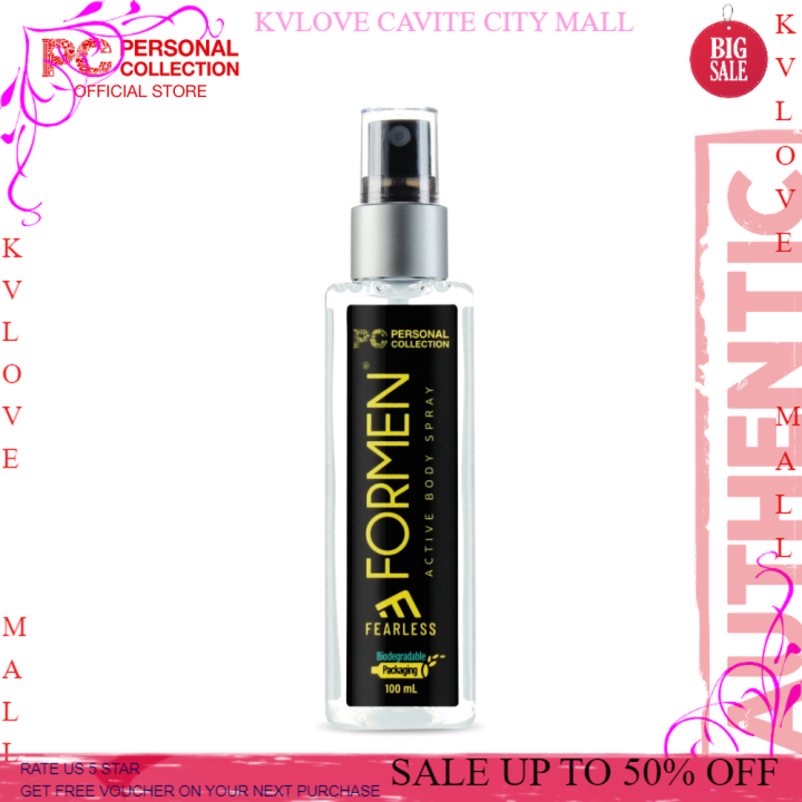Original ForMen Active Body Spray Fearless 100ml Personal Collection ...