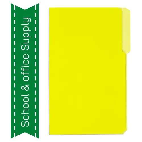 Yellow Long Folder (School and Office Supply) | Lazada PH
