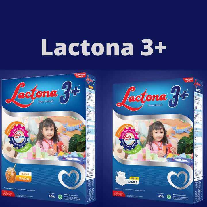 Lactona 3+ Usia 3-12 Tahun 400g | Lazada Indonesia