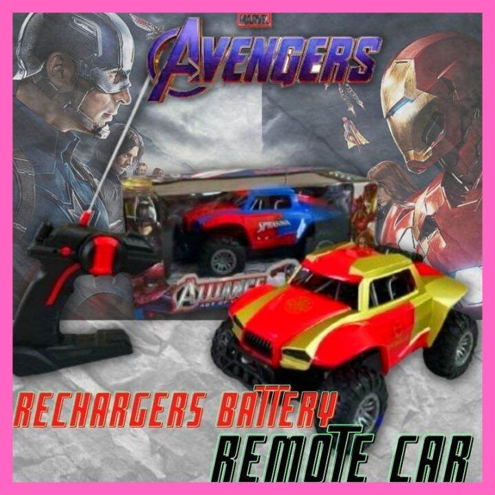 Spiderman Ironman Hulk Captain America Avengers Remote Control Car 4x4 ...