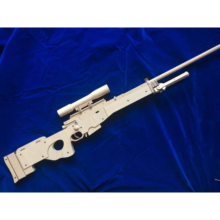 AWM wooden rubber band gun AWP bolt sniper rifle wooden children's hand ...