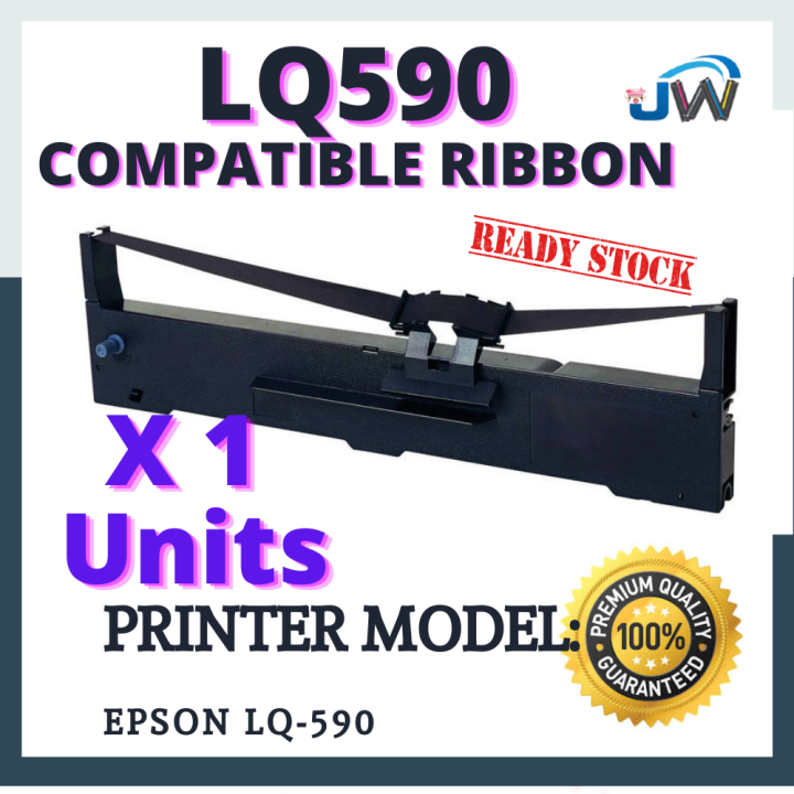 Epson LQ 590 LQ 590 LQ590 Ribbon Cartridge S015589 S015337 ePSON LQ590 ...