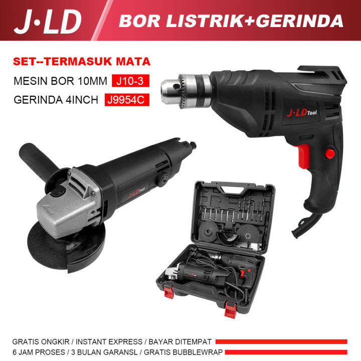 Gerinda mesin bor JLD paket combo hemat full koper Germany technology ...
