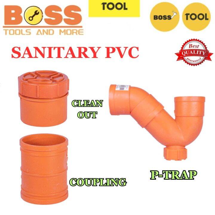 SANITARY ORANGE FITTINGS PVC ORANGE PTRAP CLEAN OUT COUPLING | Lazada PH