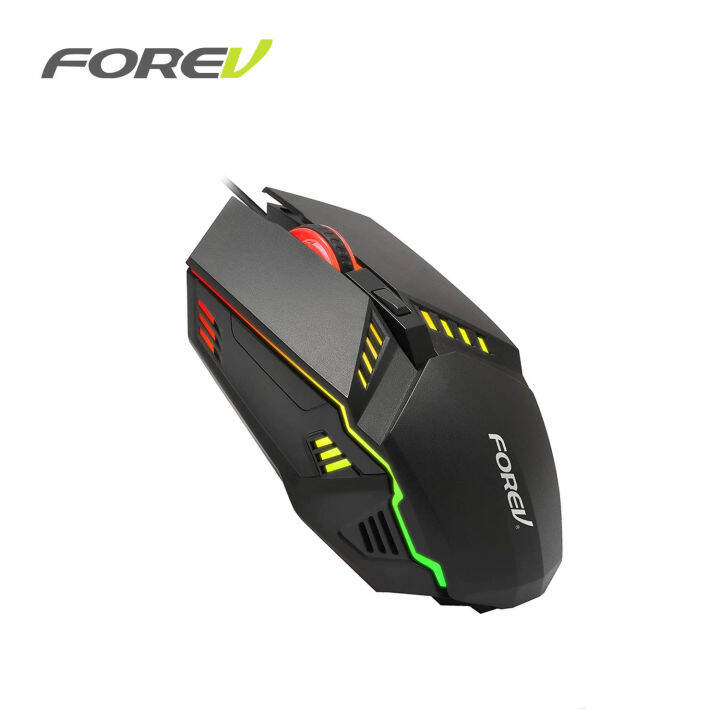 FOREV FV-Q3 Wired Gaming Mouse RGB Backlight Computer Mouse for ...
