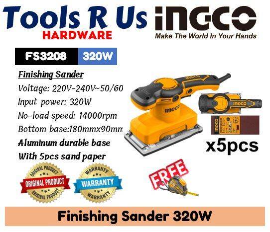 INGCO Finishing Sander 320W FS3208 | Lazada PH
