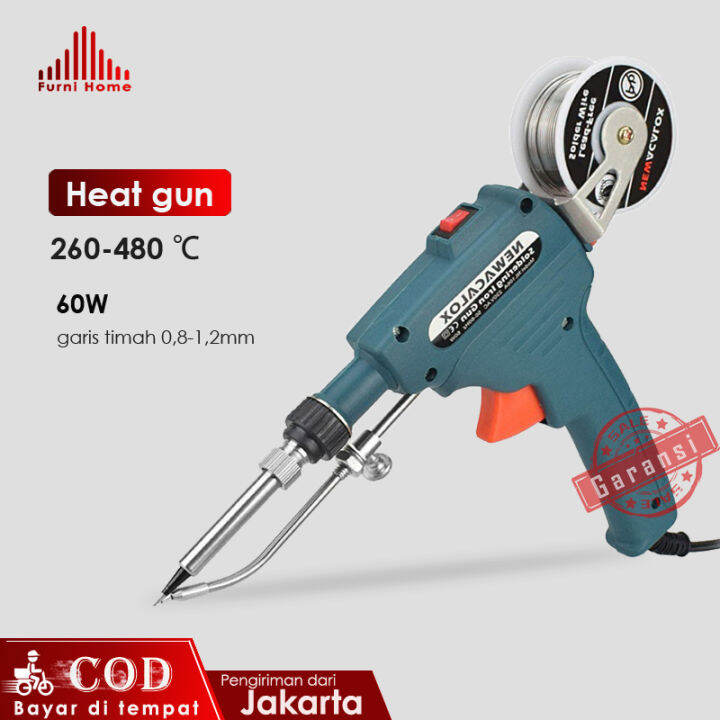 Alat Solder Iron Automatic Tin Gun 60W dengan Tempat Timah Otomatis ...