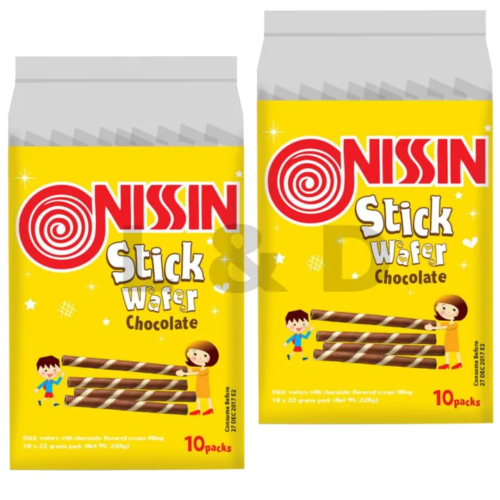 MONDE NISSIN STICK WAFER CHOCOLATE 22GX10S (2 packs) | Lazada PH