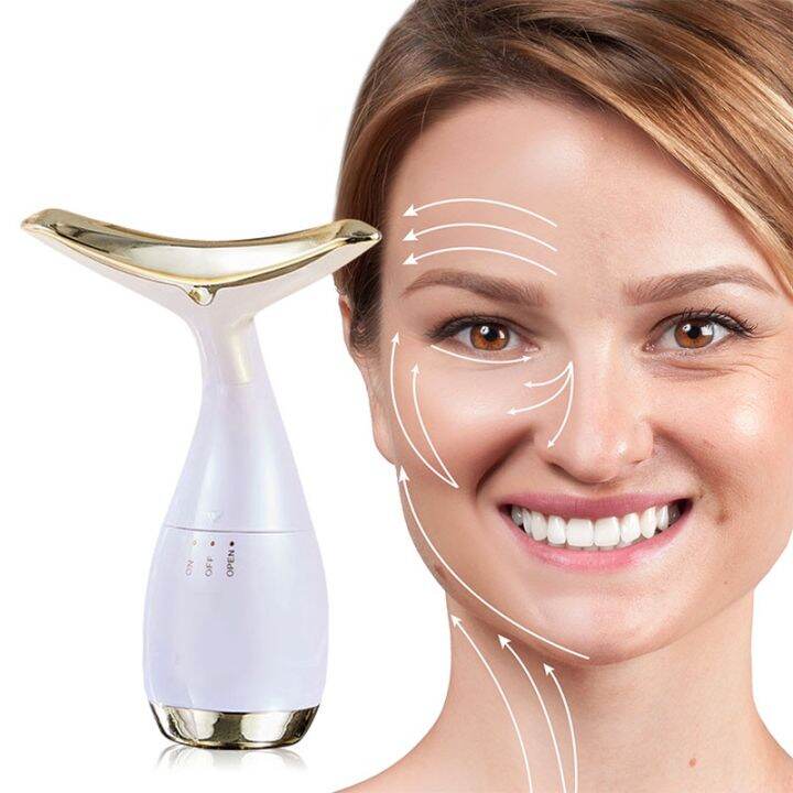 Ultrasonic Face Beauty Device Electronic Rejuvenation Facial Neck ...