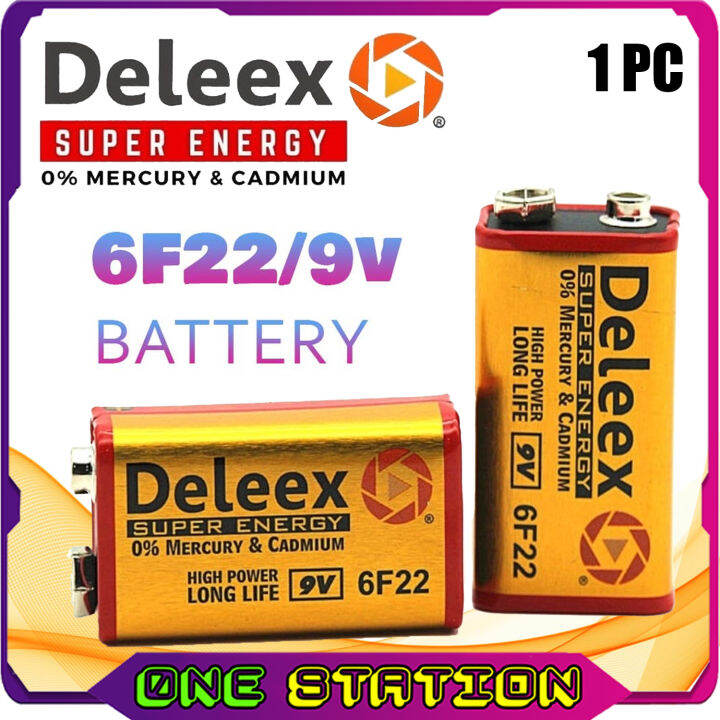 1PC 6F22 9V BATTERY FOR LY168 LONG BATTERY LIFE 0% MERCURY CARBON ...