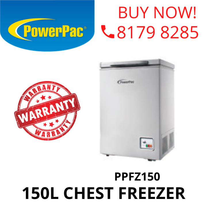 150L CHEST FREEZER CFC FREE, CHILLER & FREEZER (PPFZ150) | Lazada Singapore