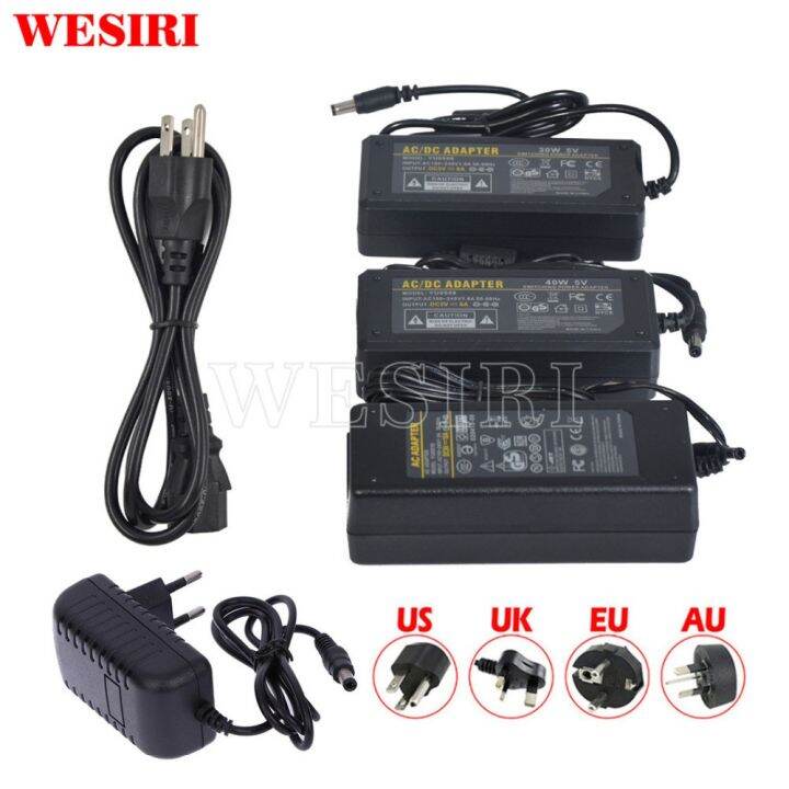 LED Switch Power Supply Adapter AC to DC Transformer DC5V 12V 24V 48V1A ...