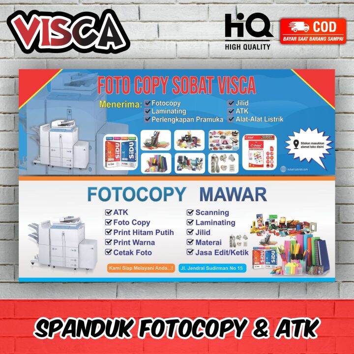 Cetak Spanduk Fotocopy dan ATK | Lazada Indonesia