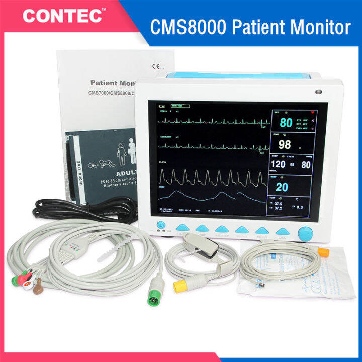 CONTEC CMS8000 ICU Vital Signs Monitor Patient Monitor 12.1" Display ...