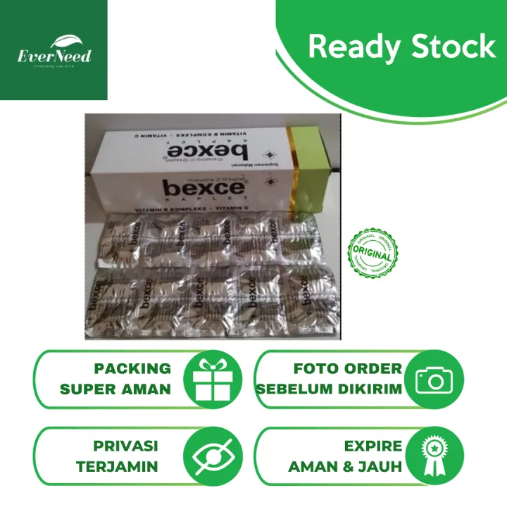 Bexce per strip 10 tablet | Vitamin C & B Kompleks | Lazada Indonesia