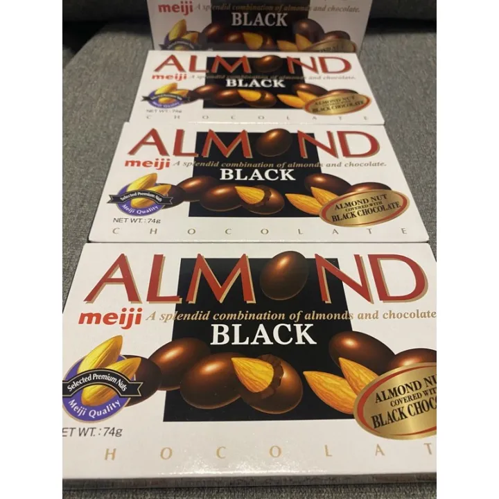 Meiji Black Almond Box 74g | Lazada PH