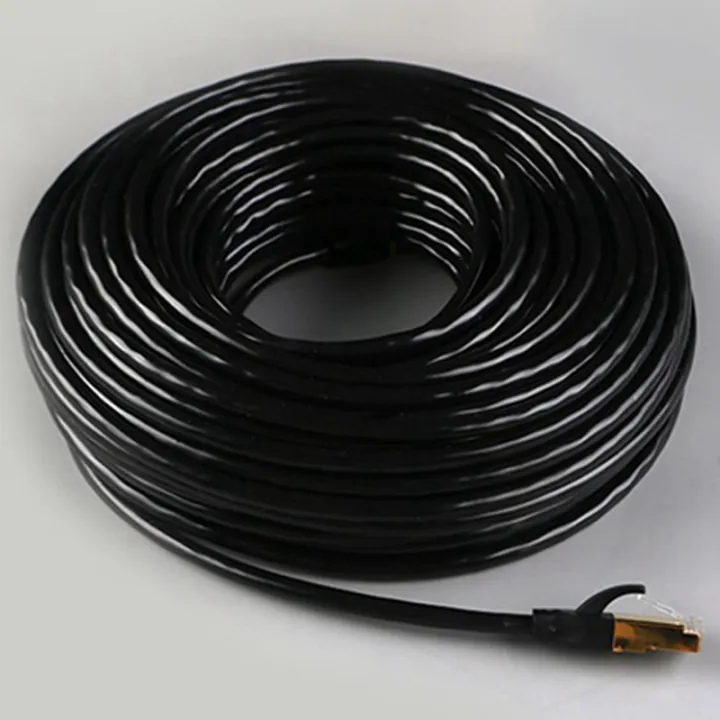 10M 20M 30M 40M 50M 60M 100M 150M gold-plated Ethernet cable RJ45 Cat6 ...