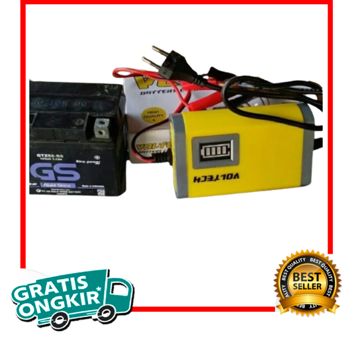 Casan Aki Mobil 12 Volt Paling Bagus 2 Amphere Carger Accu Kering ...