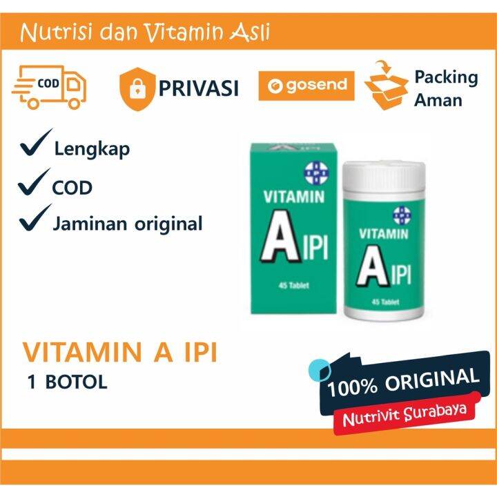 Vitamin - IPI Vitamin A - 45 Tablet | Lazada Indonesia