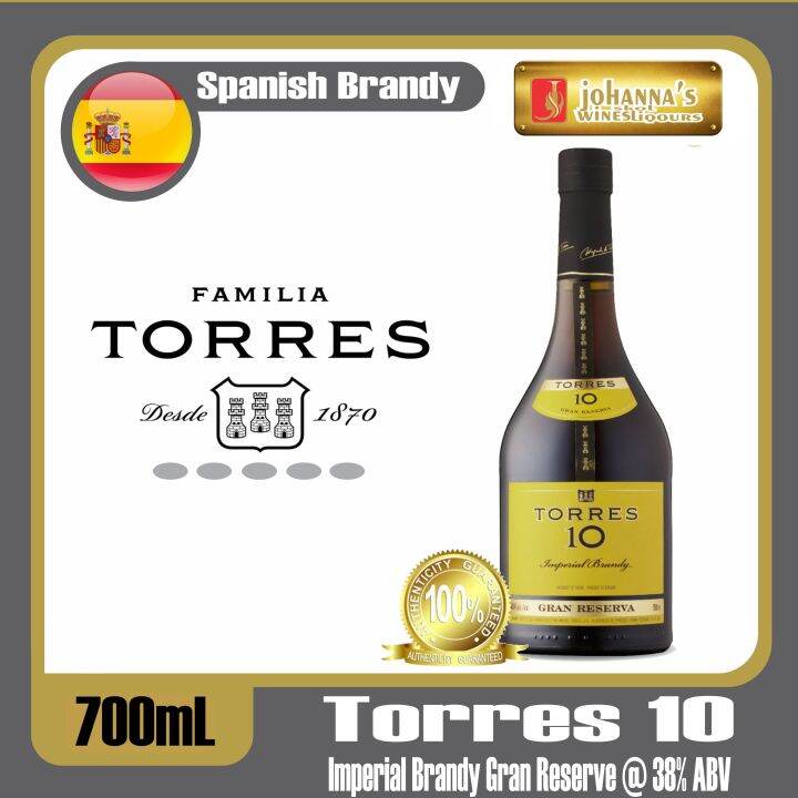 Torres 10 Imperial Brandy Gran Reserve 700mL | Lazada PH