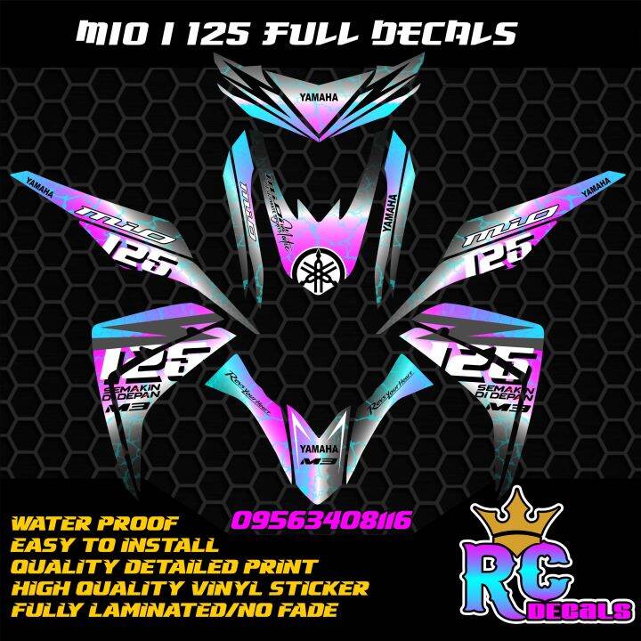 mio i 125 decals Sticker | Lazada PH