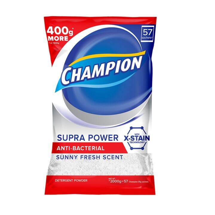 Champion Laundry Powder Detergent Sunny Fresh 2KG | Lazada PH