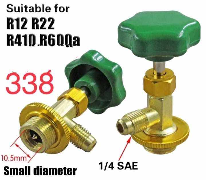 FREON R600A VALVE CT338 / KRAN FREON R600A / CAN TAPE VALVE CT 338 ...