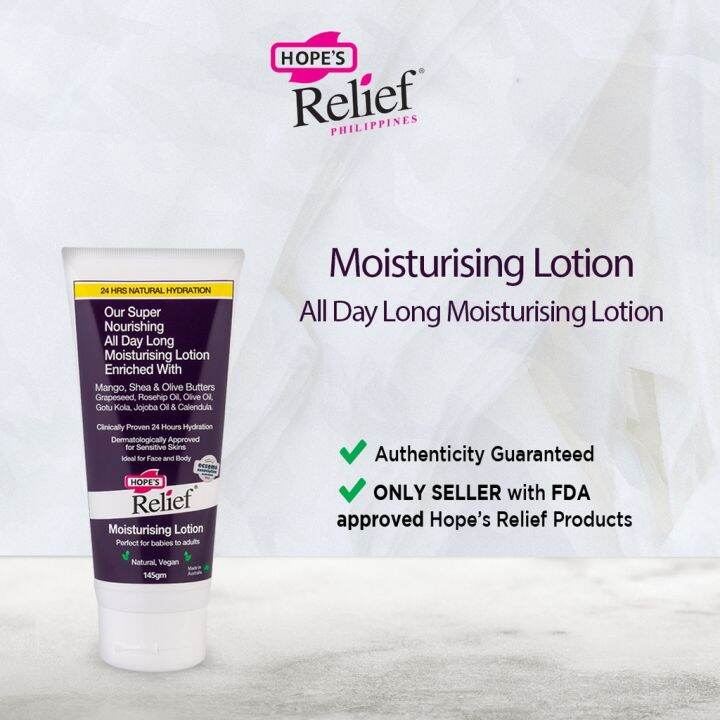 Hope's Relief Moisturising Lotion 145 G | Lazada PH