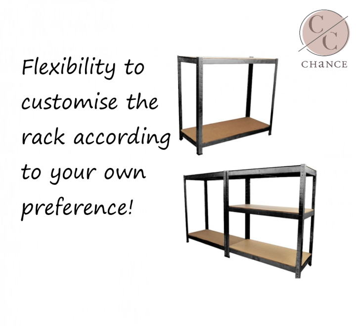 [Solid Quality] Chance Living 4 Tier Multipurpose Heavy Duty Boltless ...