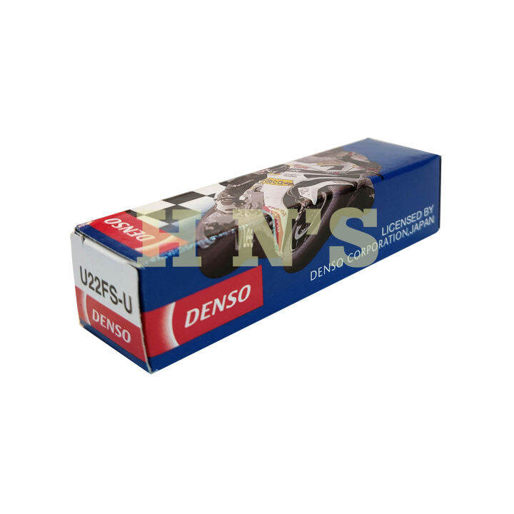 DENSO U22FS-U Motorcycle Spark Plug for Honda Dream / Kawasaki Bajaj ...