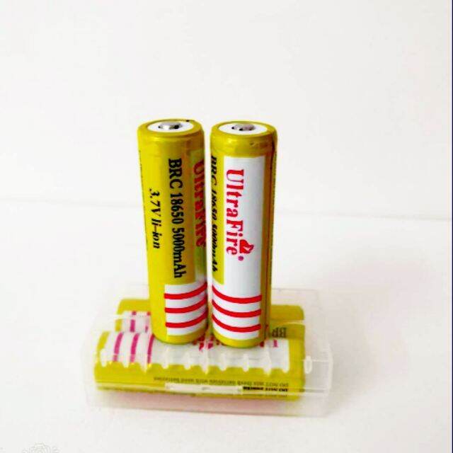 Ultrafire 18650 3.7V 5000mAh Rechargeable Li-ion Battery （ Button Top ...