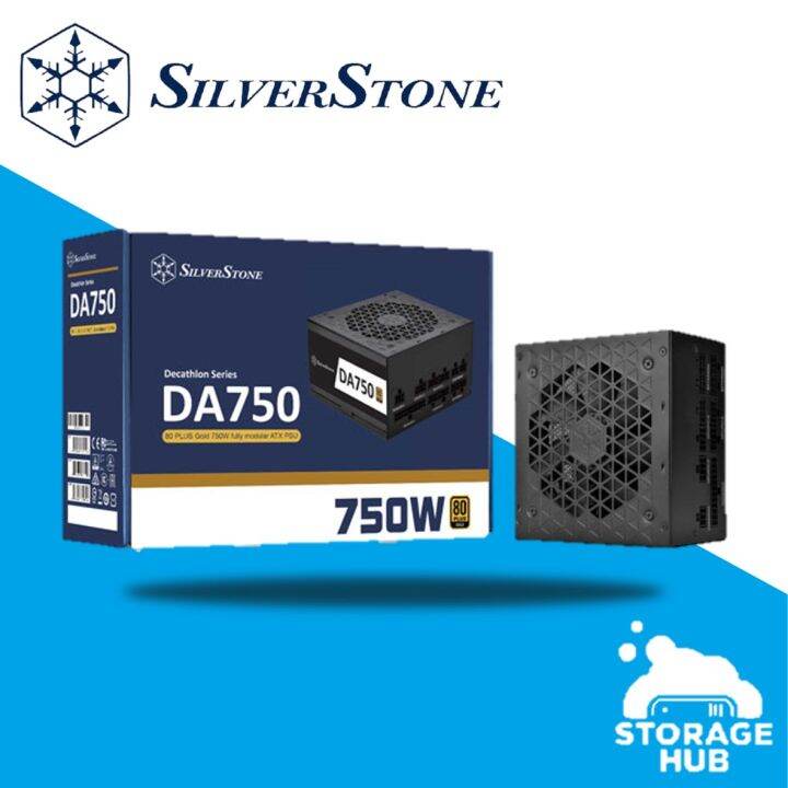Silverstone DA750 Gold 80 PLUS Gold 750W fully modular ATX power supply ...