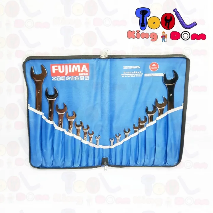 Fujima Combination Wrench Set 16pcs Heavy Duty 8-32mm with case | Lazada PH