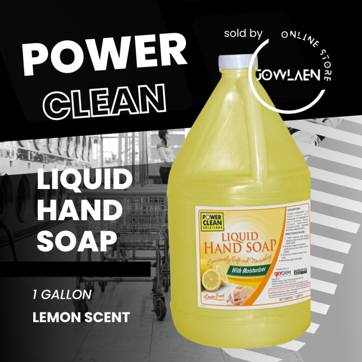 Powerclean Liquid Hand Soap Lemon In 1 Gallon Bottle Lazada Ph