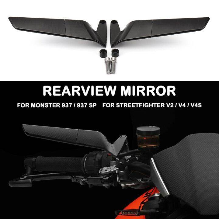 For Ducati Monster 937 SP 2021 2022 2023 Rearview Mirror 360 ...