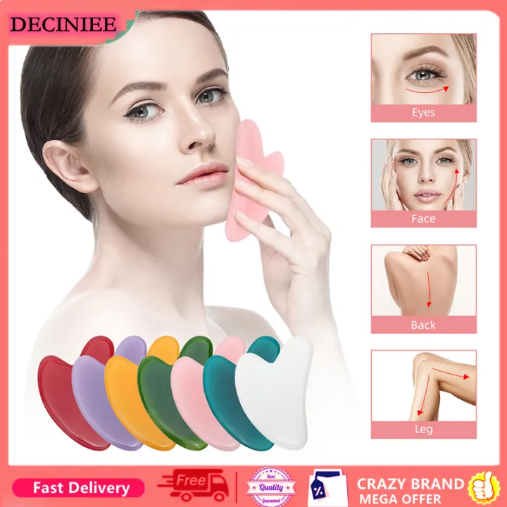 1 Pcs Gua Sha Board Facial Scraping Scrapping Plate Face Body Massage ...