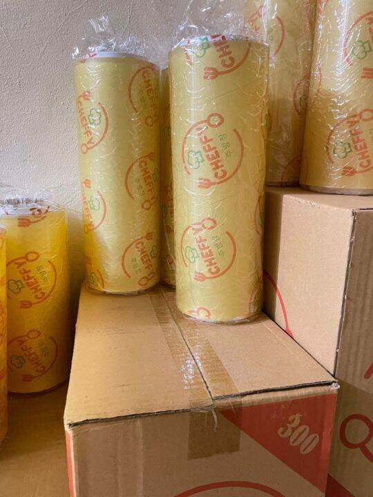 Cheffy Wrapping Film 30cm x 500m Plastik Wrap Makanan 500 Meter ...