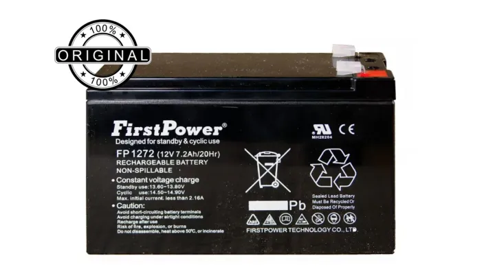 Firstpower FP1272 12V7.2AH (West Malaysia Only) | Lazada