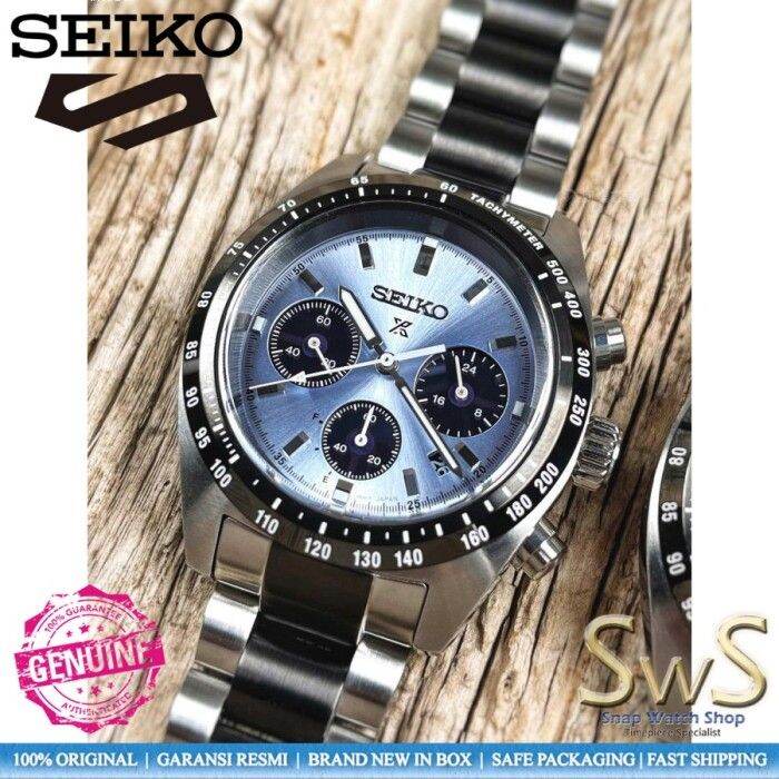 SEIKO Prospex Ice Blue SSC909 SPEEDTIMER Solar Chronograph Limited ...