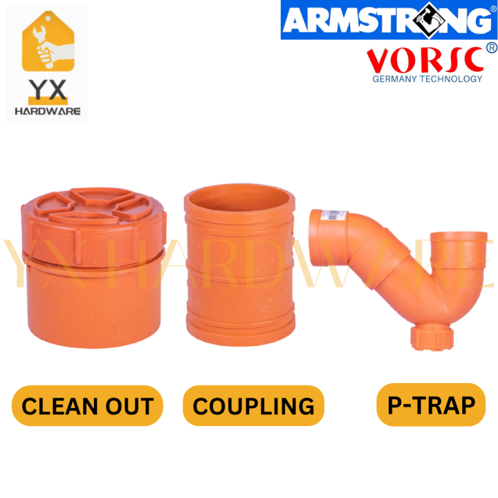 PVC Orange Ptrap Clean Out Coupling Sanitary Orange Fittings | Lazada PH