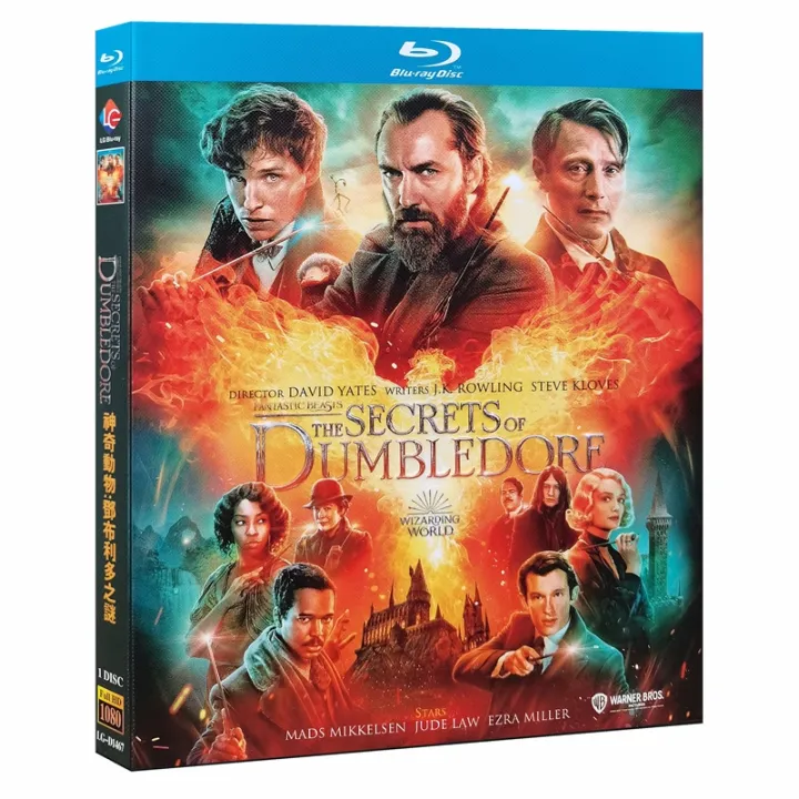 Blu-ray Ultra HD Movie Fantastic Beasts Dumbledore's Mystery BD Disc ...