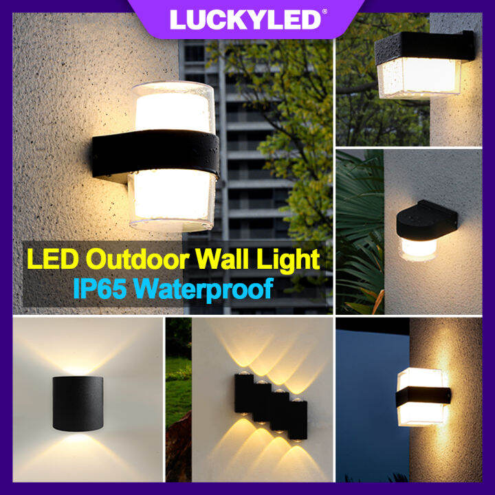Modern Wall Lamps Outdoor Waterproof IP54 LED Wall Light Up Down Wall ...