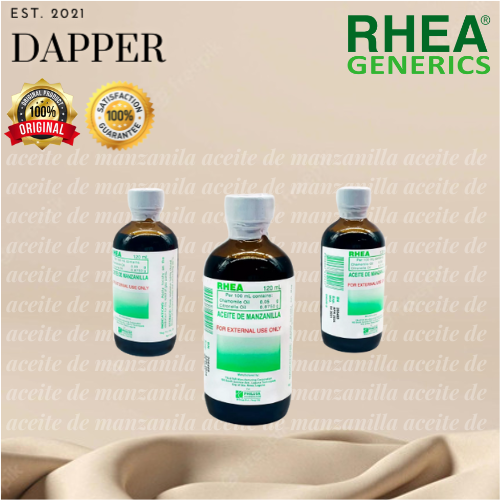 Aceite De Manzanilla Rhea Authentic Brand 15ml & 120ml | Lazada PH