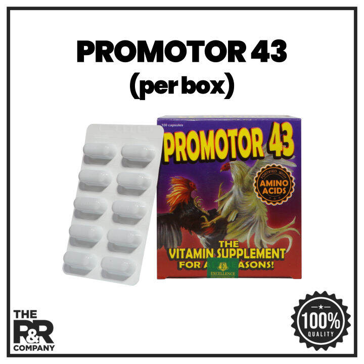 Promotor 43 Multivitamins Conditioning 100 capsules per box for ...
