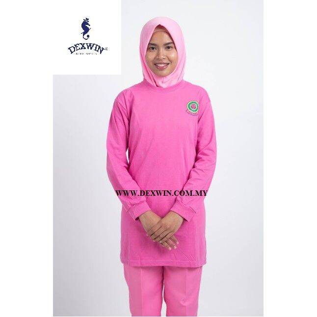 tshirt puteri islam muslimah lengan panjang pakaian muslimah PPIM | Lazada