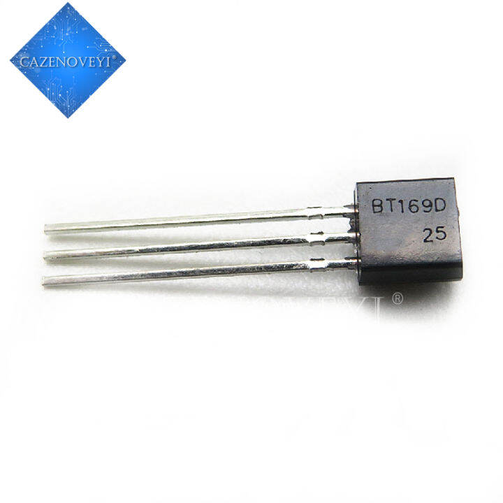 50pcs/lot BT169D BT169 TO-92 Triacs Thyristor SCR 400V 9A 3-Pin SPT new ...